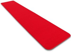 house, home and more red carpet aisle runner - 3 feet x 10 feet