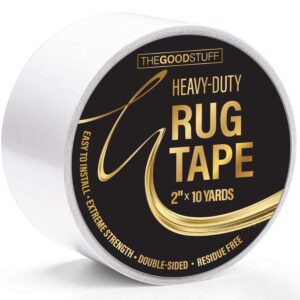 the good stuff rug tape for hardwood and laminate floors - 10 yards of extreme strength tape