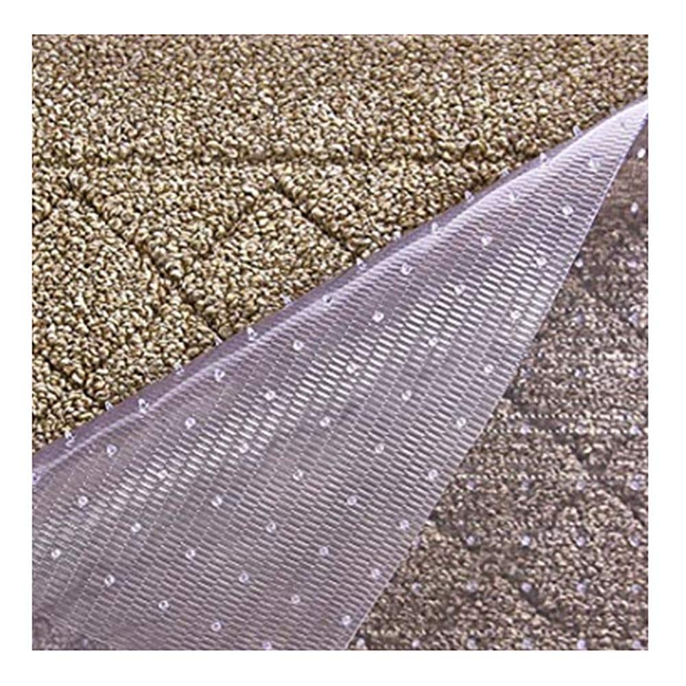 Resilia Premium Heavy Duty Floor Runner/Protector for Carpet Floors – Skid-Resistant, Clear, Plastic Vinyl, Clear Prism, 27 Inches x 12 Feet