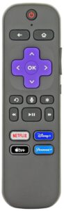 oem replacement rc-al2 for roku stick remote control rcal2 roku remote - rf with voice - works with roku streaming stick remote hdmi version for roku streaming stick (hdmi version)