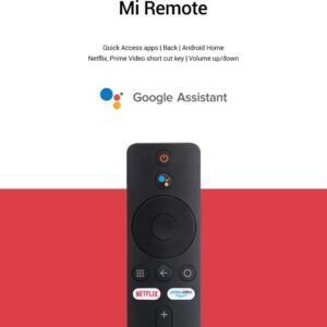 Xiaomi Mi TV Official US Version 1GB RAM +8GB ROM, Portable Streaming Media Player HD Playback 1080P HDR Netflix Quad Core 64 Bit Android TV 9.0, Bluetooth remote with Google Assistant