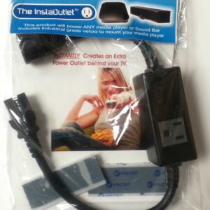 The InstaOutlet® for Media Players Chromecast, Roku, Apple TV