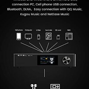 S.M.S.L SD-9 MQA Full Decoding Bluetooth 4.0 HiFi Network Music Player SD9 Support DSD, WAV APE,FLAC AIFF, MP3 Desktop Player