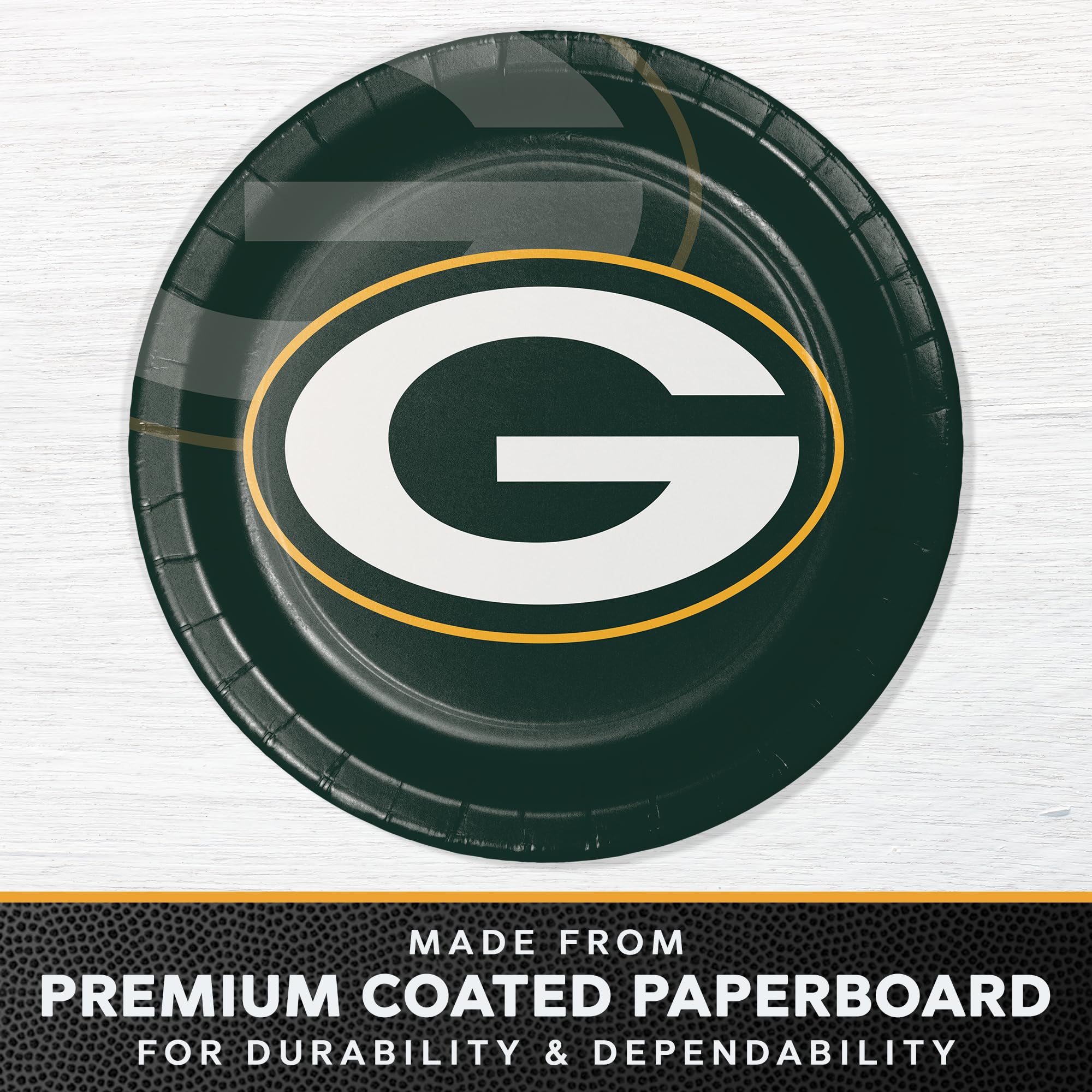 Trendware Green Bay Packers Paper Plates, 24 ct