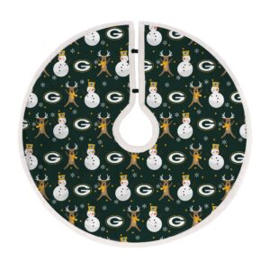 pegasus home fashions green bay packers reindeer tree skirt