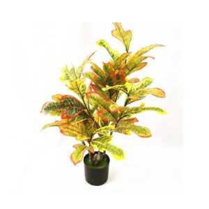 classic artificial potted plants the simulation tree is 35 inches tall and is a beautiful artificial bay leaf tree,for home office decoration indoor faux plants artificial bonsai tree