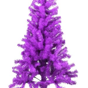 Tree Buddees Purple Halloween/Christmas Tree 4 Feet Tall Decoration