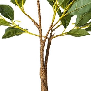 Vickerman Everyday 28" Artificial Potted Lemon Tree - Lifelike Home Or Office Decor - Premium Faux Potted Tree with Real Touch Leaves - Maintenance Free