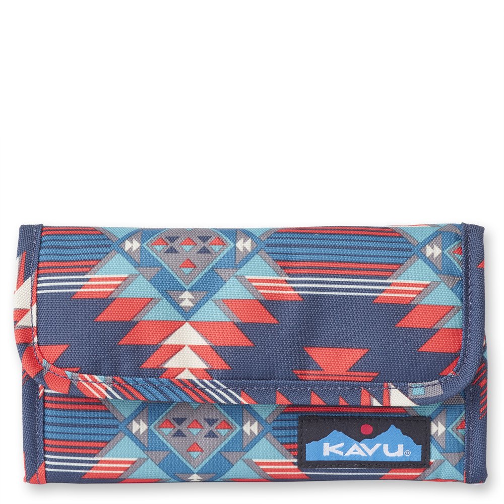 KAVU Mondo Spender Trifold Wallet Clutch Travel Organizer, Mojave