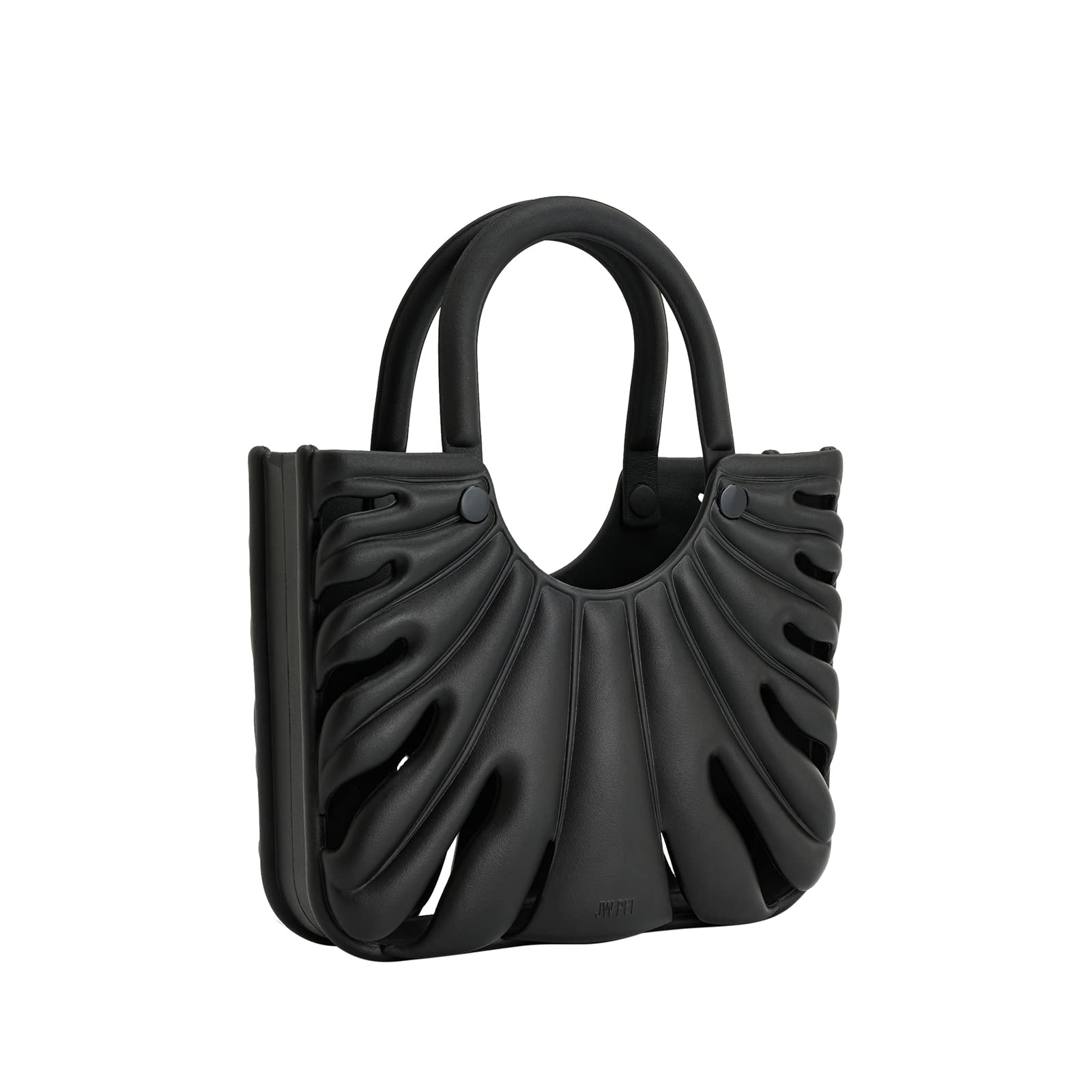 JW PEI Faye Leaf Beach Bag - Black