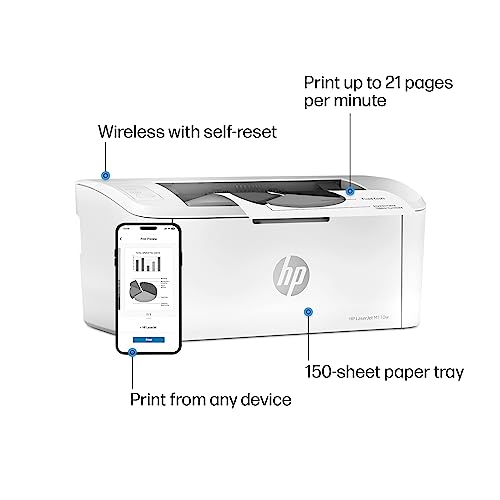 HP LaserJet M110w Wireless Printer, Print, Fast speeds, Easy setup, Mobile printing, Best for small teams