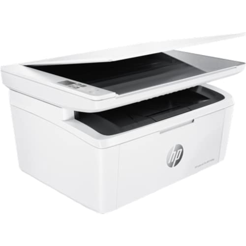 HP LaserJet Pro M28W Wireless All-in-One Monochrome Laser Printer, Ethernet, print speeds up to 18/19 ppm, Print Scan Copy, Auto-On/Auto-Off, White