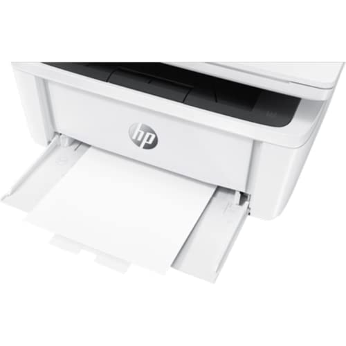 HP LaserJet Pro M28W Wireless All-in-One Monochrome Laser Printer, Ethernet, print speeds up to 18/19 ppm, Print Scan Copy, Auto-On/Auto-Off, White