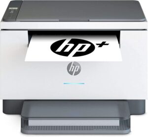 hp laserjet mfp m234dwe wireless monochrome all-in-one laser printer, print&copy&scan, 600x600 dpi, 30ppm, duplex printing, 1.27" lcd display, wi-fi, ethernet, lanbertent printer cable (renewed)