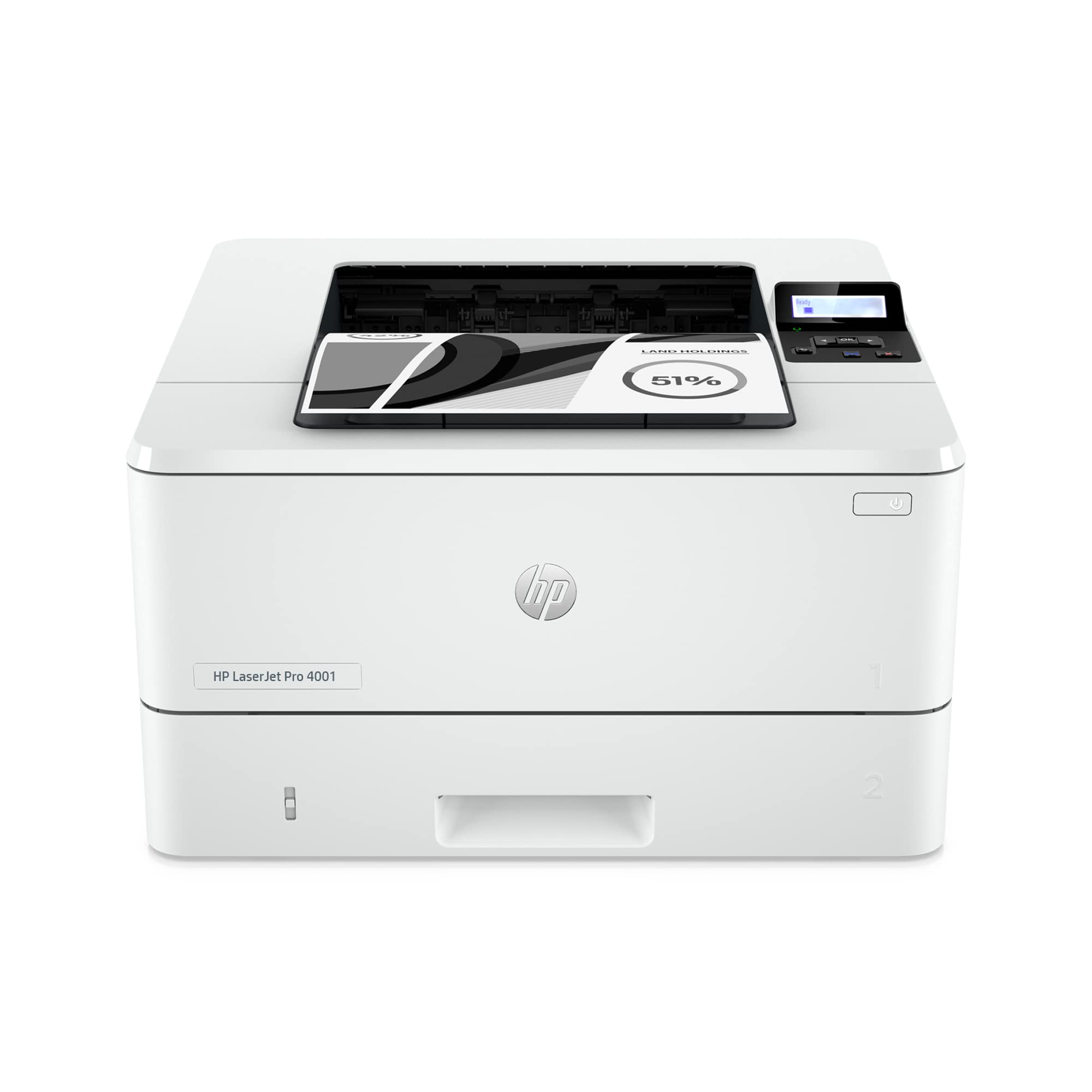 HP LaserJet Pro 4001dw Wireless Black & White Printer (Renewed)