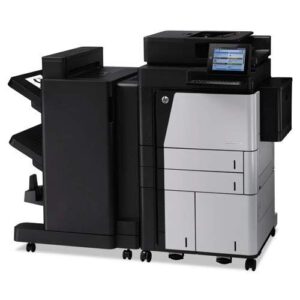 hp laserjet enterprise flow m830z multifunction laser printer, copy/fax/print/scan (renewed)