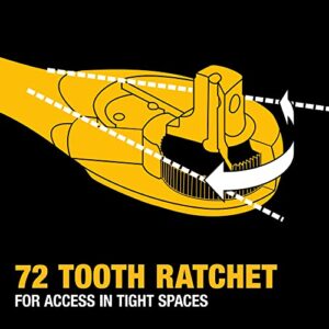 DEWALT Mechanics Tools Kit and Socket Set, 204-Piece, 1/4" & 3/8" & 1/2" Drive, MM/SAE (DWMT72165)