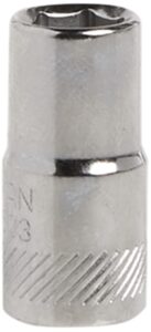 craftsman shallow socket, metric, 1/4-inch drive, 7mm, 6-point (cmmt43503)