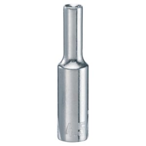 craftsman deep socket, metric, 1/4-inch drive, 4.5mm, 6-point (cmmt99103)