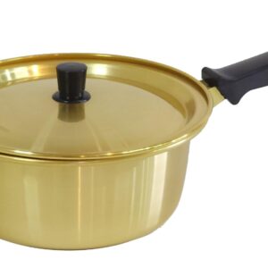 SCALEUP Korean Yellow Pot, Ramen Cooking Pot, Fast Heating (18cm/7 inches)