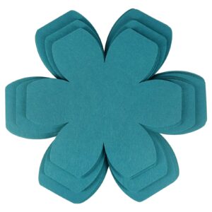 bykitchen pot and pan protectors, set of 12 and 3 different sizes, larger & thicker felt pan protector pads, cyan pot separators protectors for stacking and protecting your cookware