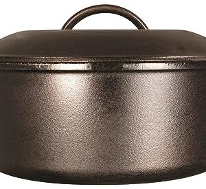 Lodge Cast Iron Serving Pot Dutch Oven with Dual Handles, Pre-Seasoned, 7-Quart,Black