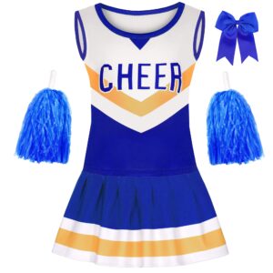 gukuu&co cheerleading costume for girls cheer uniform outfit for halloween cosplay dress up sports birthday gifts