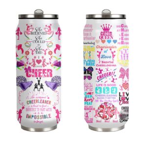 yopigot cheerleader tumbler gifts,cheerleader gifts for girls women,cheerleading gifts,cheer gift ideas,cheer gifts,cheer girl gifts,gifts for cheerleader stainless steel tumbler 17oz