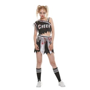 eraspooky zombie cheerleader costume women halloween bloody dress