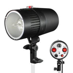 limostudio 160w photo monolight flash strobe studio photography light lighting, flash strobe light, quality circular flash tube bulb, quality model light bulb, agg1756