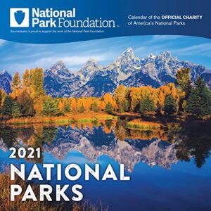 2021 national park foundation wall calendar: a 12-month nature calendar & photography collection (monthly calendar)