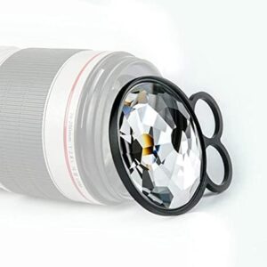 Jorixxy 77mm Handheld Kaleidoscope Glass Prism Camera Filter Variable Number of Subjects SLR Photography Accessories