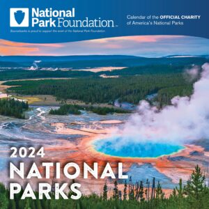 2024 national park foundation wall calendar: 12-month nature calendar & photography collection (monthly calendar)