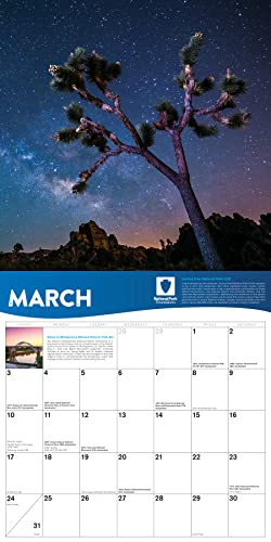 2024 National Park Foundation Wall Calendar: 12-Month Nature Calendar & Photography Collection (Monthly Calendar)