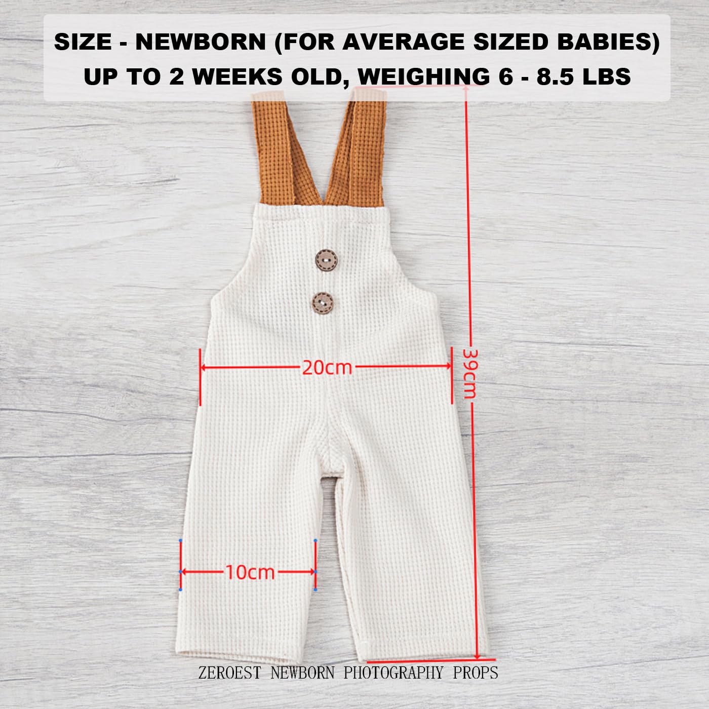 Zeroest Baby Photography Props Newborn Boy Photo Shoot Outfits Infant Gentleman Suit Lattice Outfit Set (J-Beige)