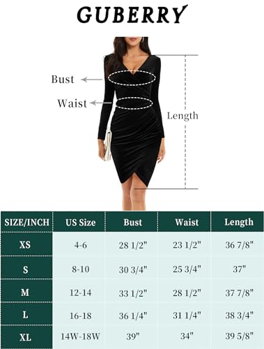 GUBERRY Christmas Holiday Party Dress for Women Fall Wedding Guest Dresses Formal Cocktail Dress Winter Velvet Sexy Going Out 2023(Wine,Small)