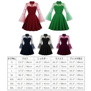 Women Keyhole Front Mesh Fare Sleeve Vintage Cocktail Swing Dress Peter Pan Collar 50s 60s Pleated A-line Rockabilly Prom Dress Wedding Party Short 1950s Retro Floral Casual Midi Dress Embroidered M