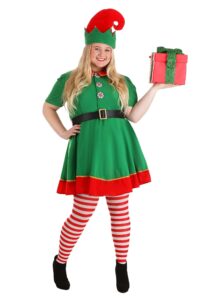 fun costumes plus size holiday elf for women adult christmas dress outfit 2x