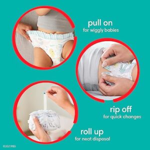 Pampers Cruisers 360 Diapers - Size 4, One Month Supply (144 Count), Pull-On Disposable Baby Diapers, Gap-Free Fit