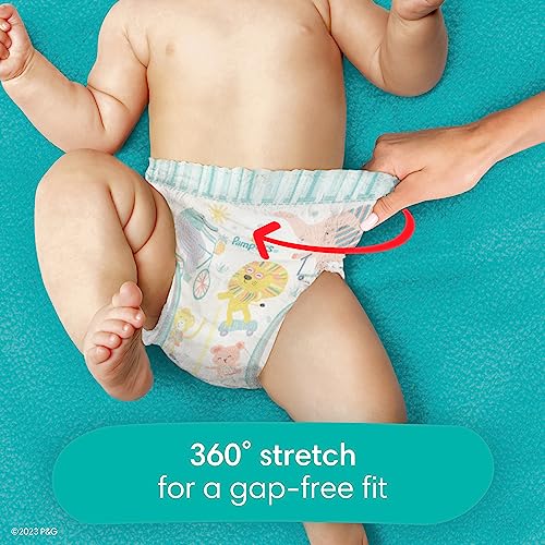 Pampers Cruisers 360 Diapers - Size 4, One Month Supply (144 Count), Pull-On Disposable Baby Diapers, Gap-Free Fit