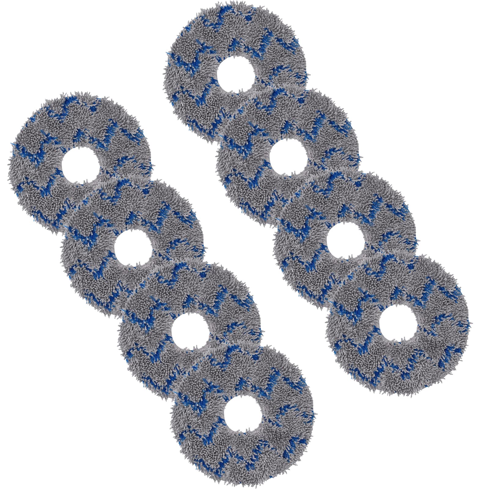 8PCS Mop Replacement Pads Mop Cloth Kit Fit for ECOVACS DEEBOT X1 Omni/X1 Turbo/X1 Plus Robot Vacuum