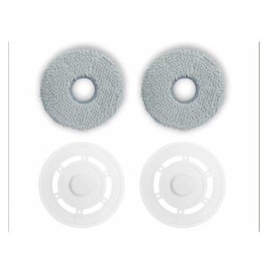 stefik accessory replacement. compatible for ecovacs t20 omni / t20 max robot vacuums, mop cloths bracket spare part accessory replacement (color : 4pcs)