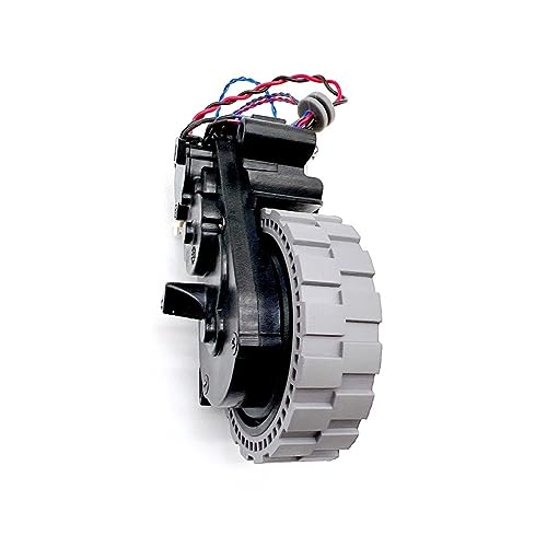 Robot Vacuum Cleaner Walking Wheel/Tire Optional. Compatible For ECOVACS DEEBOT OZMO X1 Omni / T10 Turbo / T20 Robot Vacuum Cleaner Driving Wheel Accessory Spare Parts (Color : Left Wheel 1PCs)