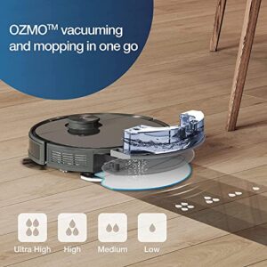 ECOVACS Deebot - N8+ Vacuum & Mop Robot with Advanced Laser Mapping and Auto-Empty Station For Carpet, Hard Floor - Black (Renewed)