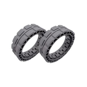 Wheel Tire, Compatible for ECOVACS DEEBOT OZMO X1 Omni / T10 Turbo / T10 Plus / T20 Robot Vacuum Cleaner Accessory Spare Parts (Color : T20 Tires 1Pair)