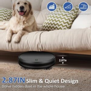 Robot Vacuum and Mop Combo, WiFi/App/Alexa, Robotic Vacuum Cleaner with Schedule, 2 in 1 Mopping Robot Vacuum with Watertank and Dustbin, Self-Charging, Slim, Ideal for Hard Floor, Pet Hair, Carpet