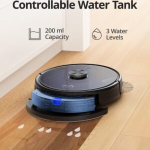 eufy RoboVac L35 Hybrid Robot Vacuum and Mop with 3,200Pa Ultra Strong Suction, iPath Laser Navigation,Multi Floor Mapping,Advanced App Control,Controllable Water Tank,Compatible with Alexa(Renewed)