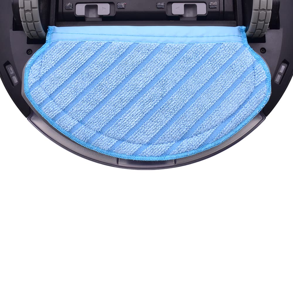 neutop Replacement Microfiber Mopping Pads Compatible with Ecovacs Deebot OZMO T5, N7, 920, 950 Robot Vacuums, 12-pack.