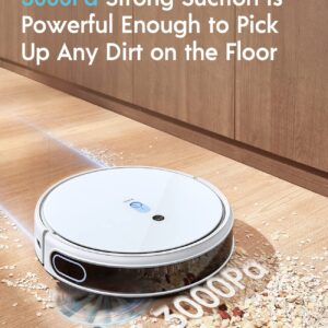 Yeedi mop Station pro Robot Vacuum and Mop, Self-Cleaning 3 in 1, Robotic Vacuum with Dual Power Spin Mopping, 3000Pa Suction, Smart Mapping, Carpet Detection, Pet-Friendly Design with 750ml Dustbin