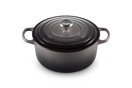 Le Creuset Enameled Cast Iron Signature Round Dutch Oven, 5.5 qt., Oyster